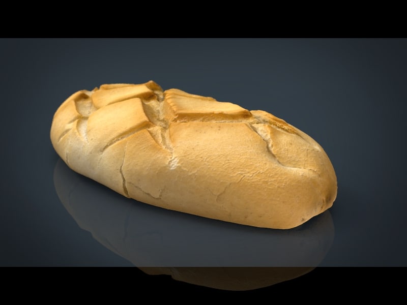 realistic bread 3d x