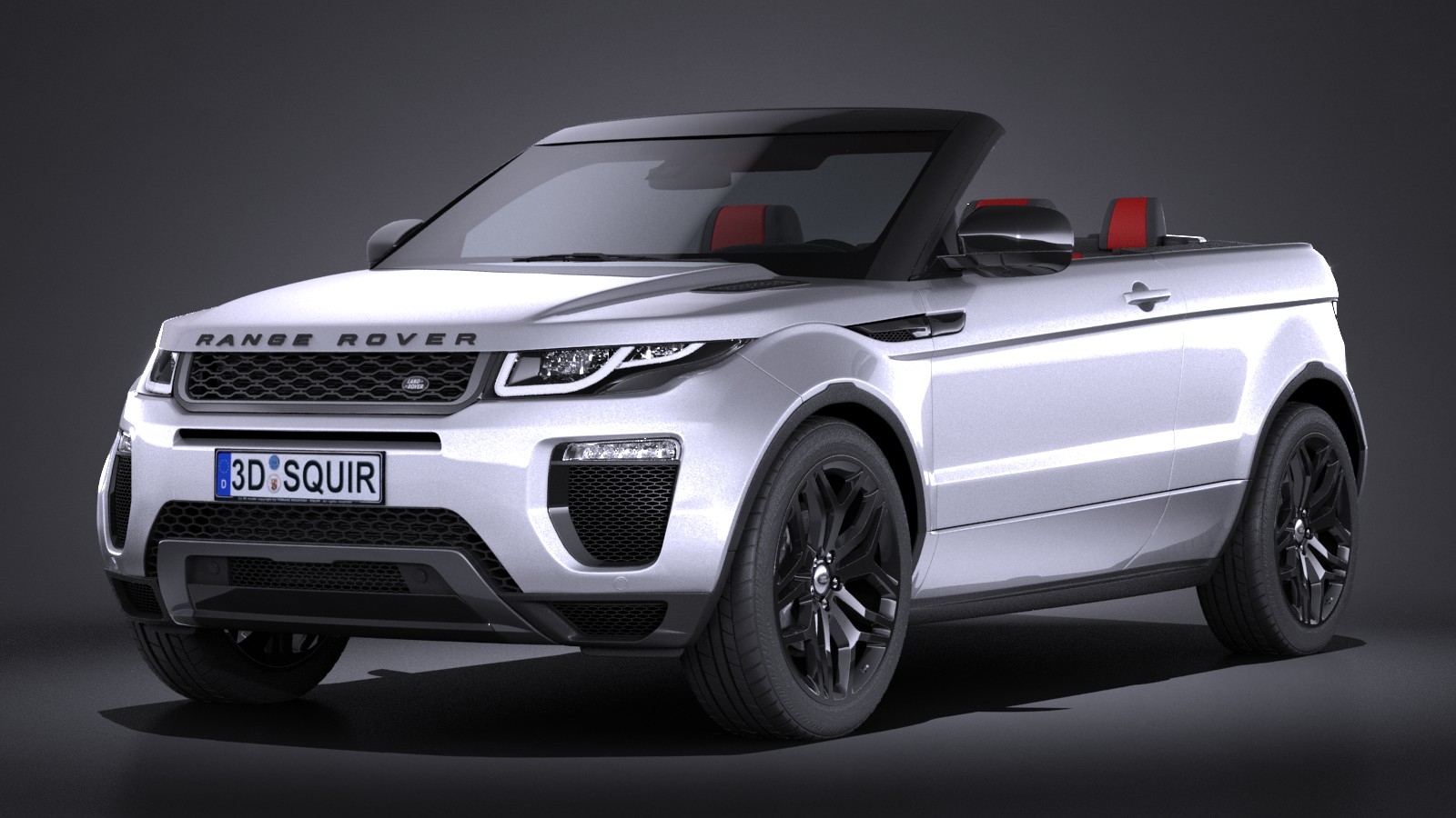 modèle 3D de Land Rover Range Rover Evoque Décapotable 2017 ...