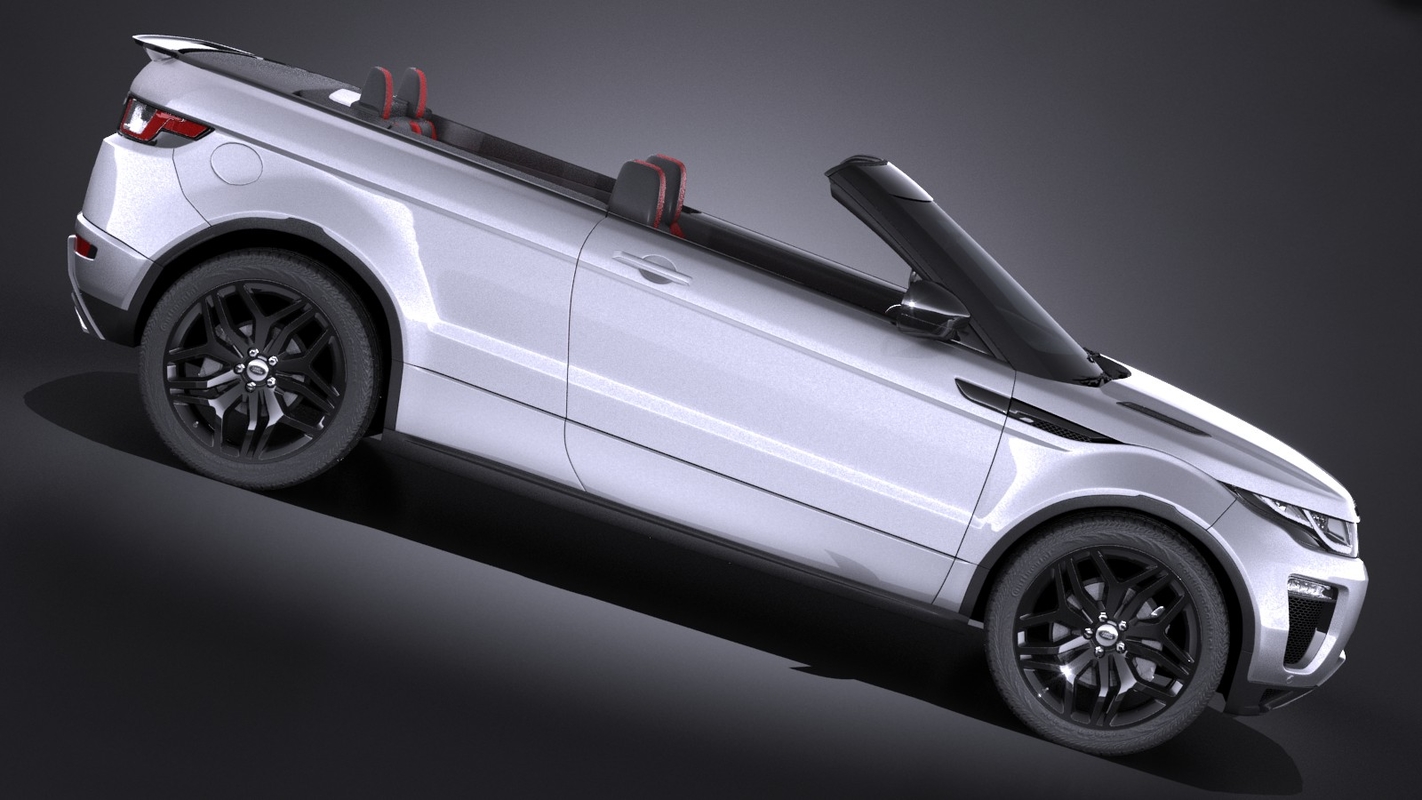 modèle 3D de Land Rover Range Rover Evoque Décapotable 2017 ...