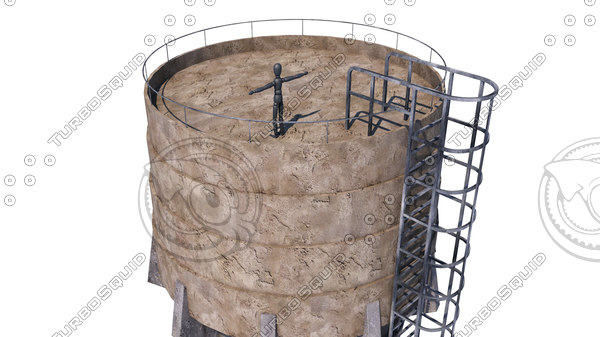 3d model water tank