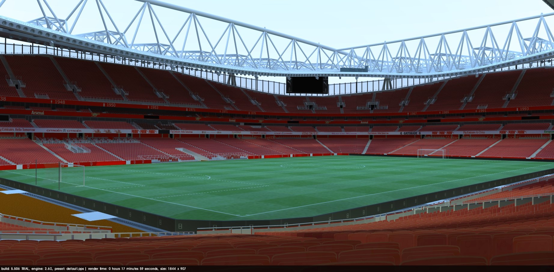 3d emirates stadium