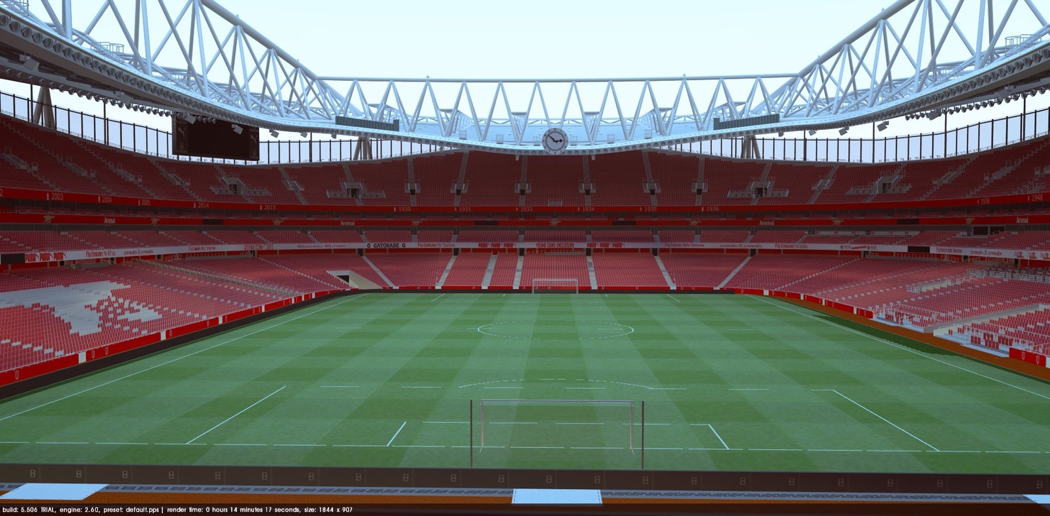 3d emirates stadium