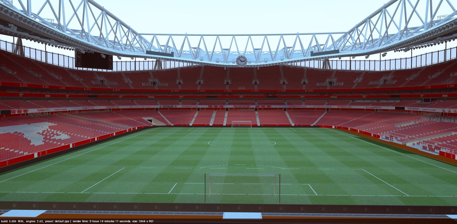 3d emirates stadium