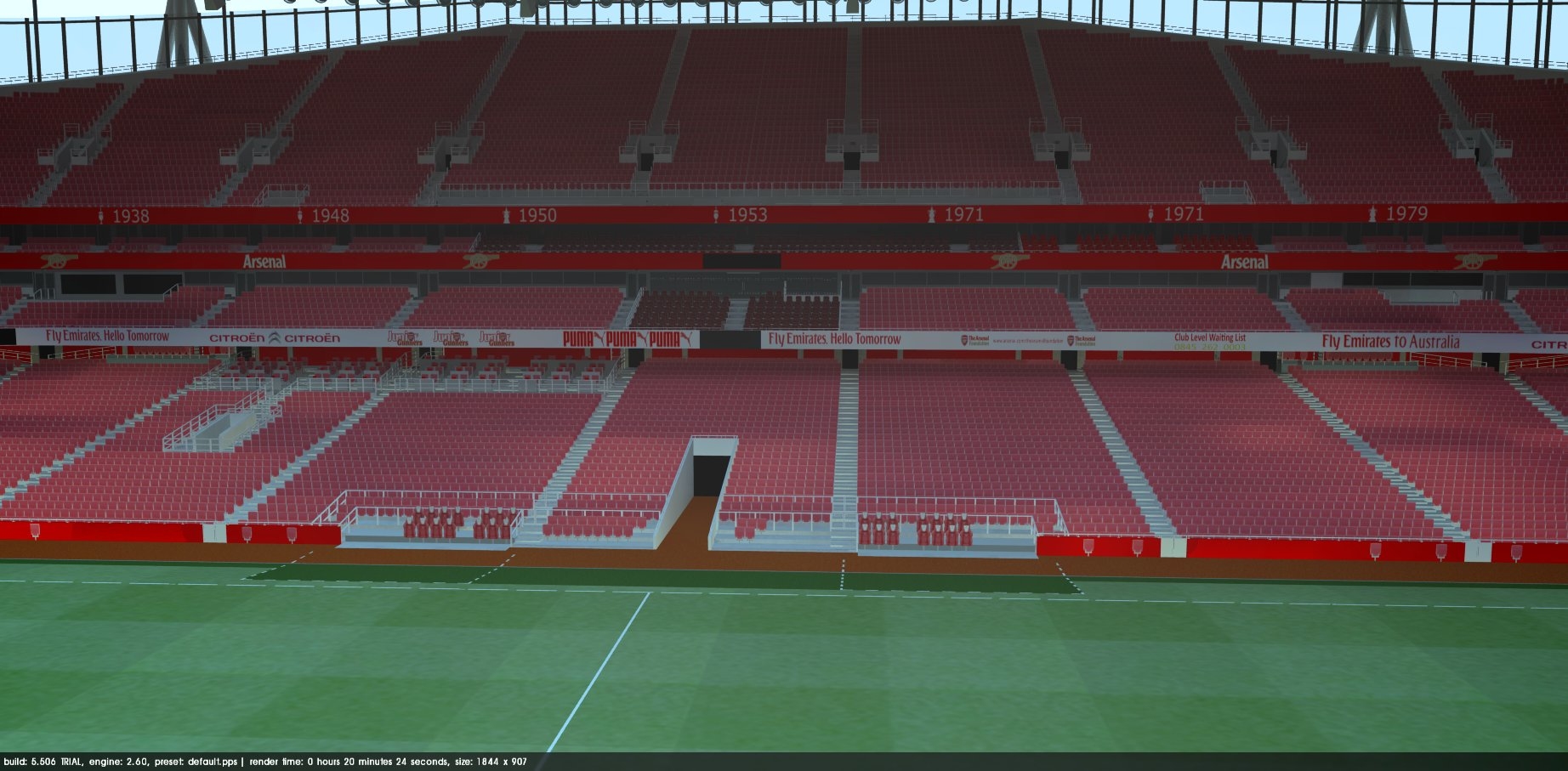 3d emirates stadium