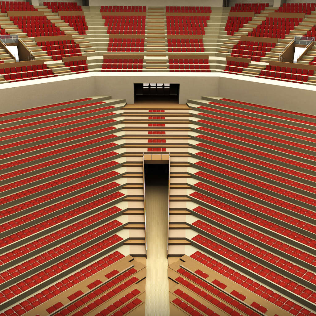 sumo arena 3d obj