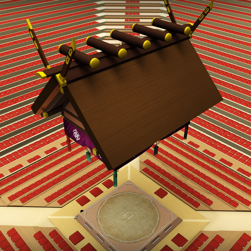sumo arena 3d obj