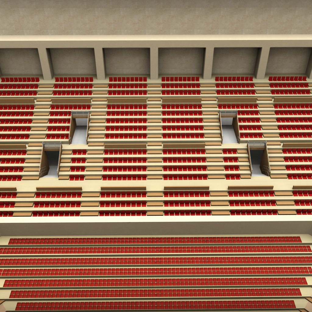 sumo arena 3d obj
