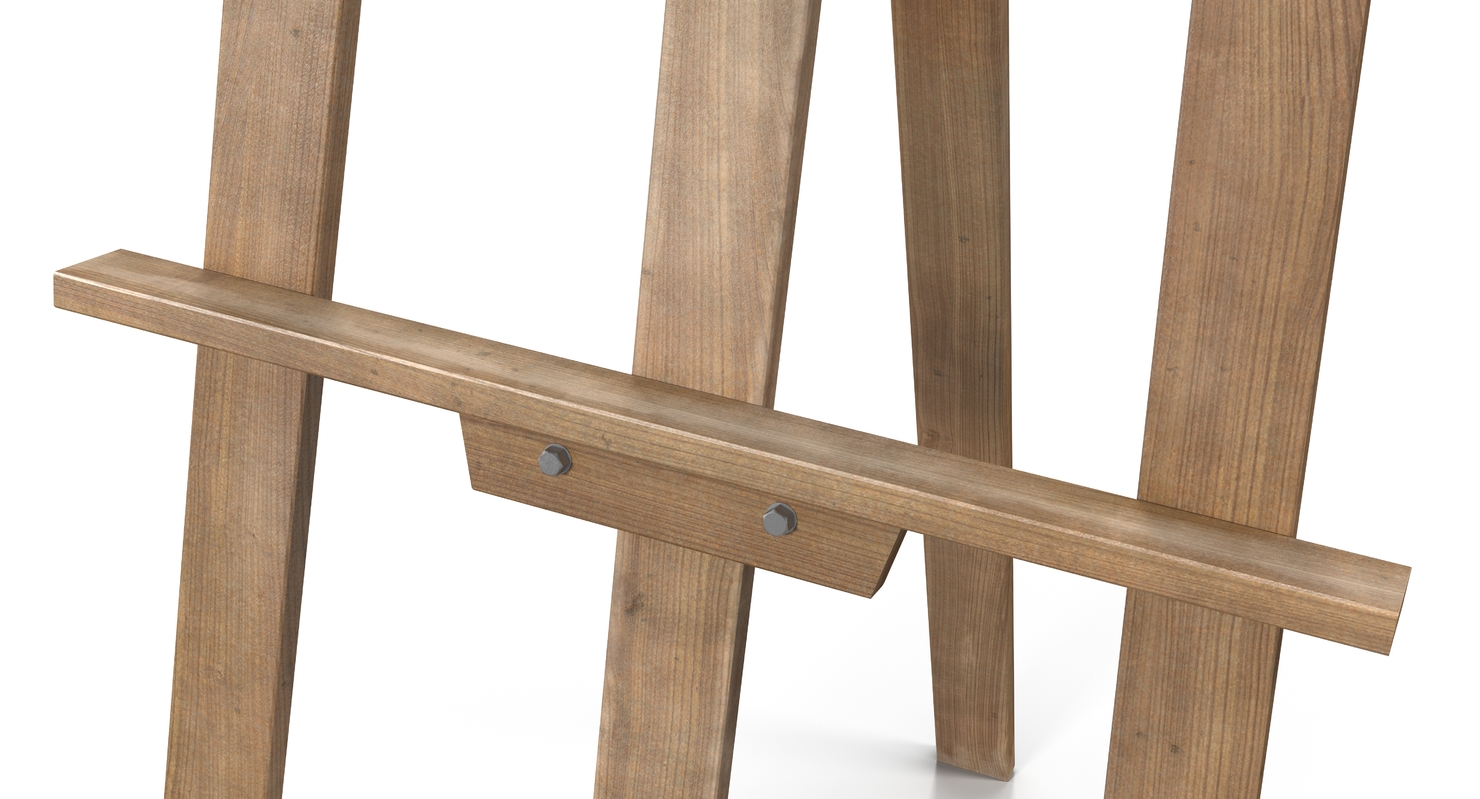 3d model easel stand