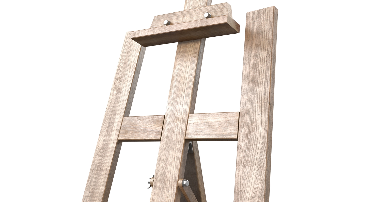 3d model easel stand