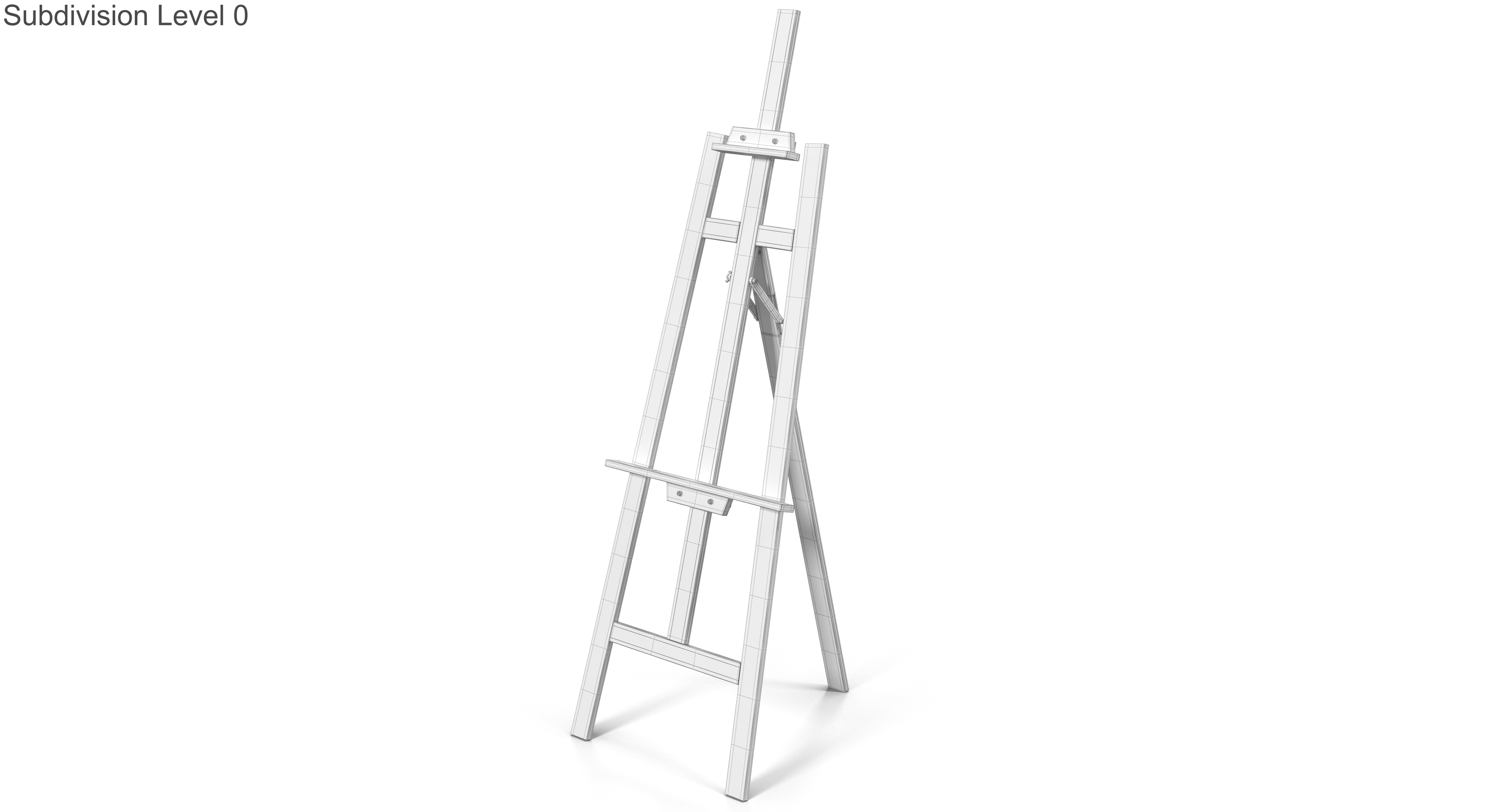 3d model easel stand