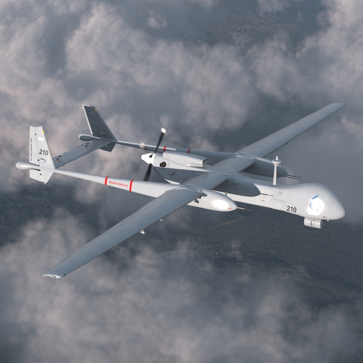 3d iai eitan uav rigged