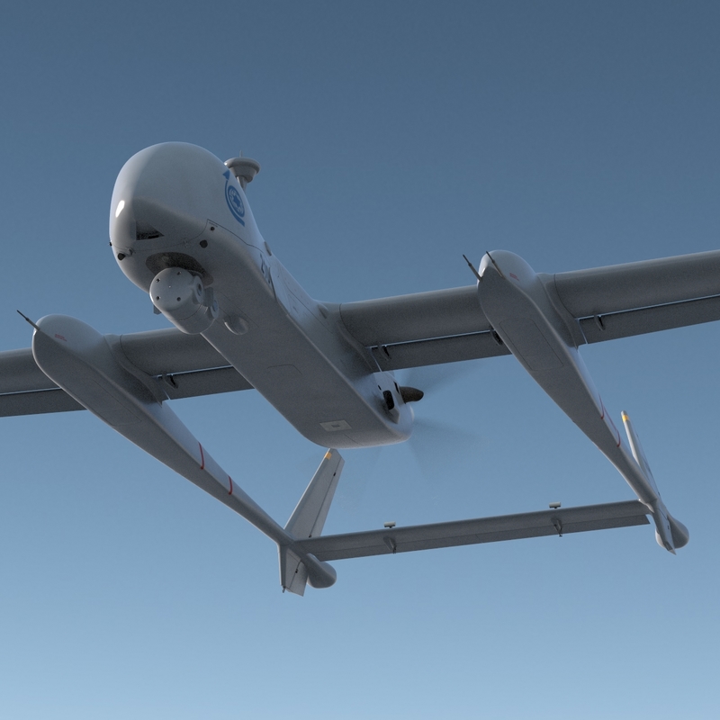 3d iai eitan uav rigged