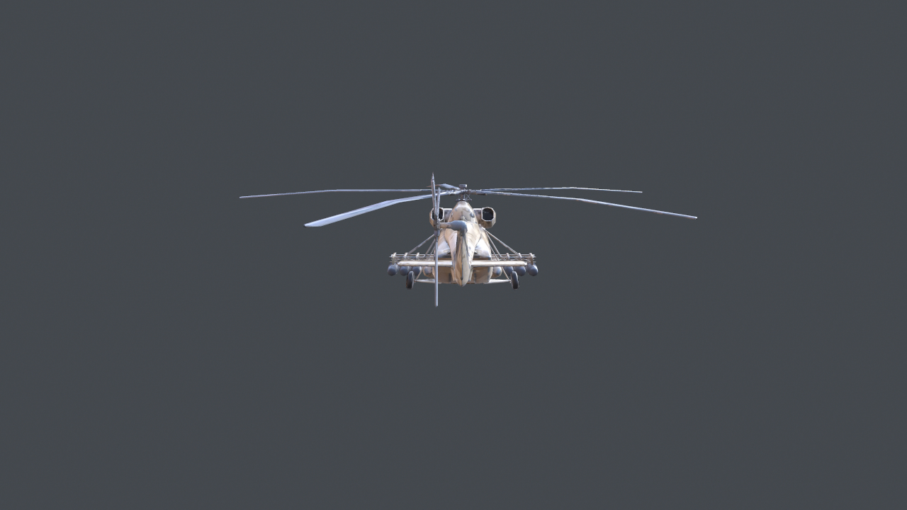 helicopter mi-171 3d model