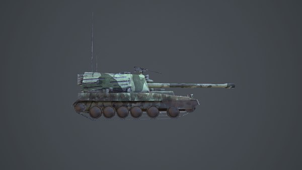 tank k9 thunder 3d model