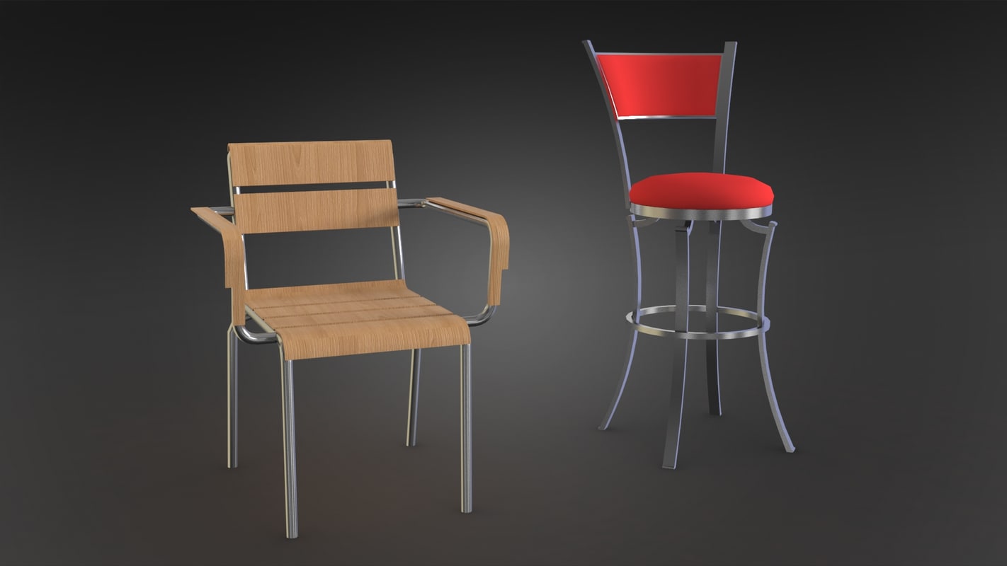 3d model chairs