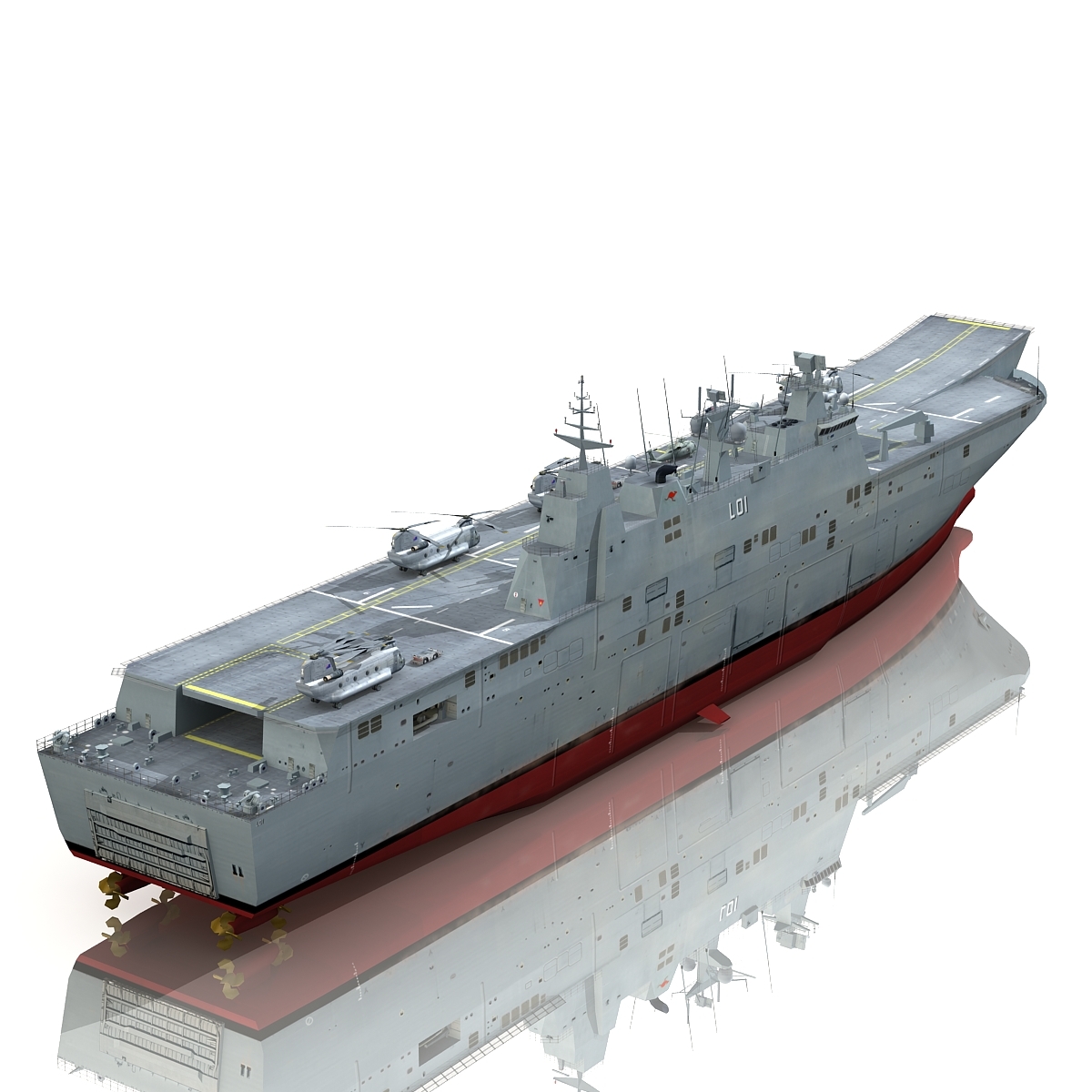 hmas adelaide lhd 1 3d model