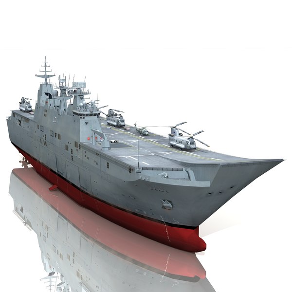 hmas adelaide lhd 1 3d model