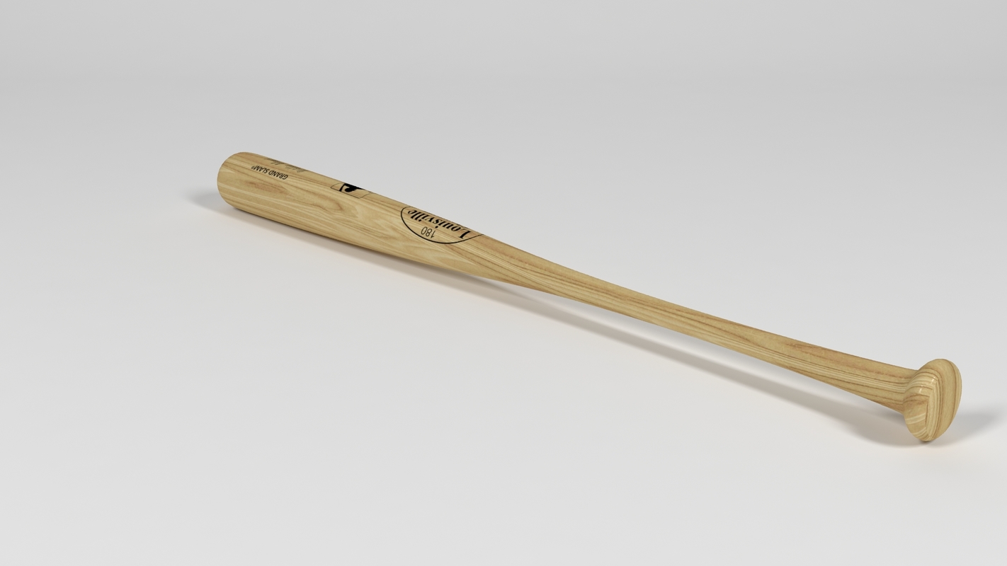 3d model baseball bat