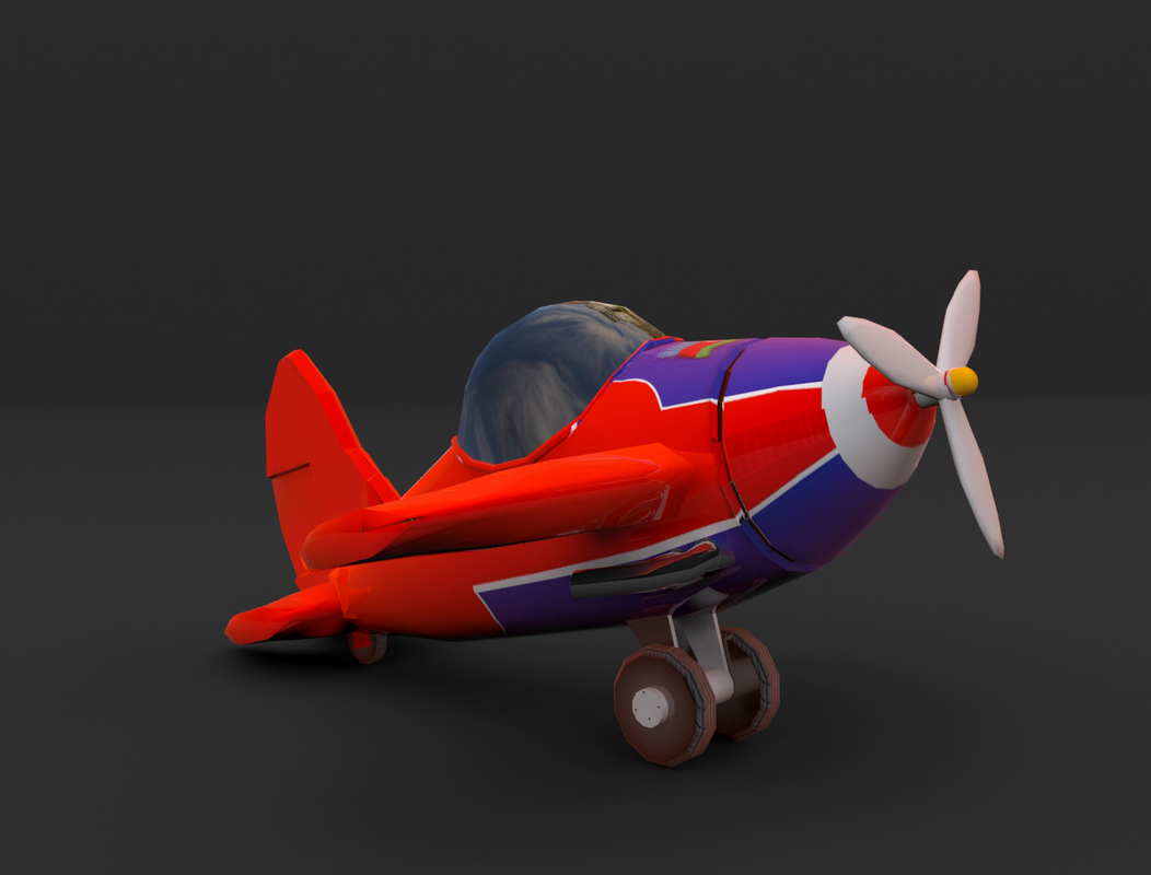 Cartoon Airplane 3D Models for Download | TurboSquid