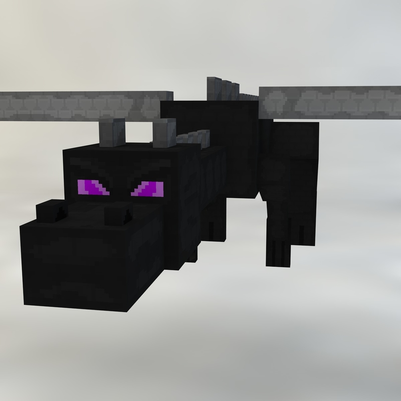 Ender Dragon Model 3D - TurboSquid 1035463