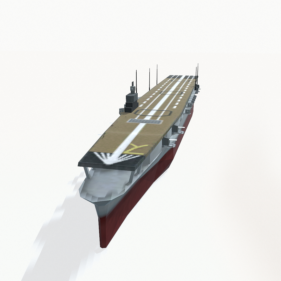 shokaku aircraft carrier 3d max