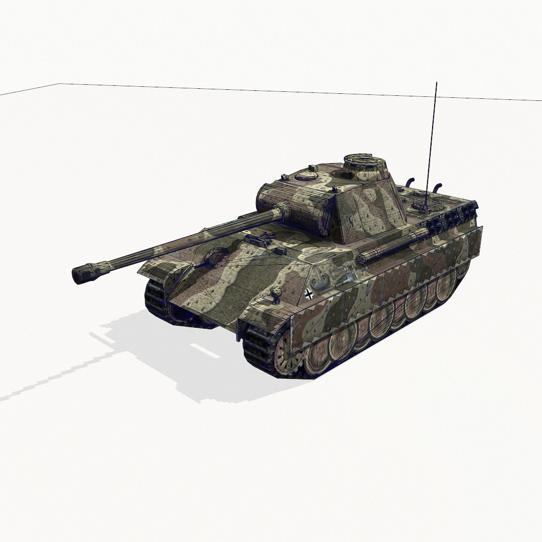 3d panther tank v
