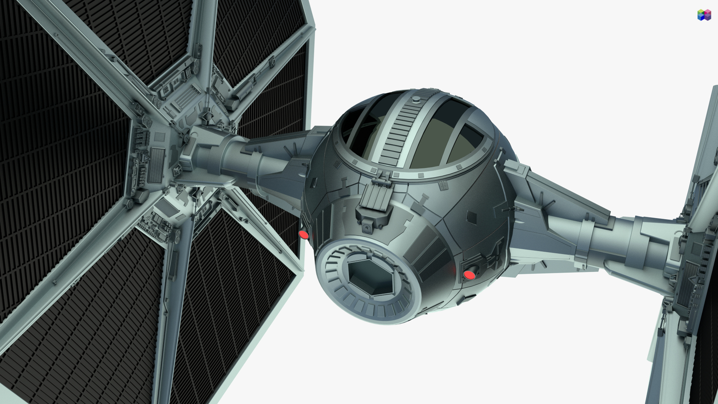 tie fighter 3d model