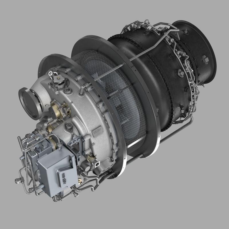 3d turboshaft engine vk-800v model
