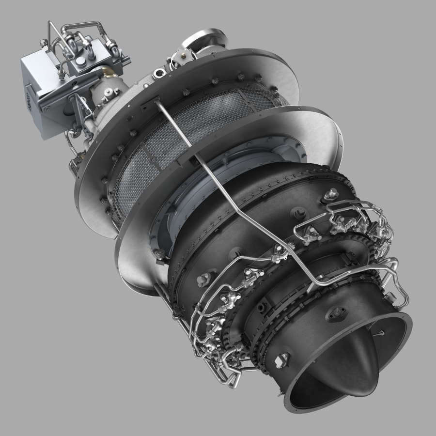 3d turboshaft engine vk-800v model