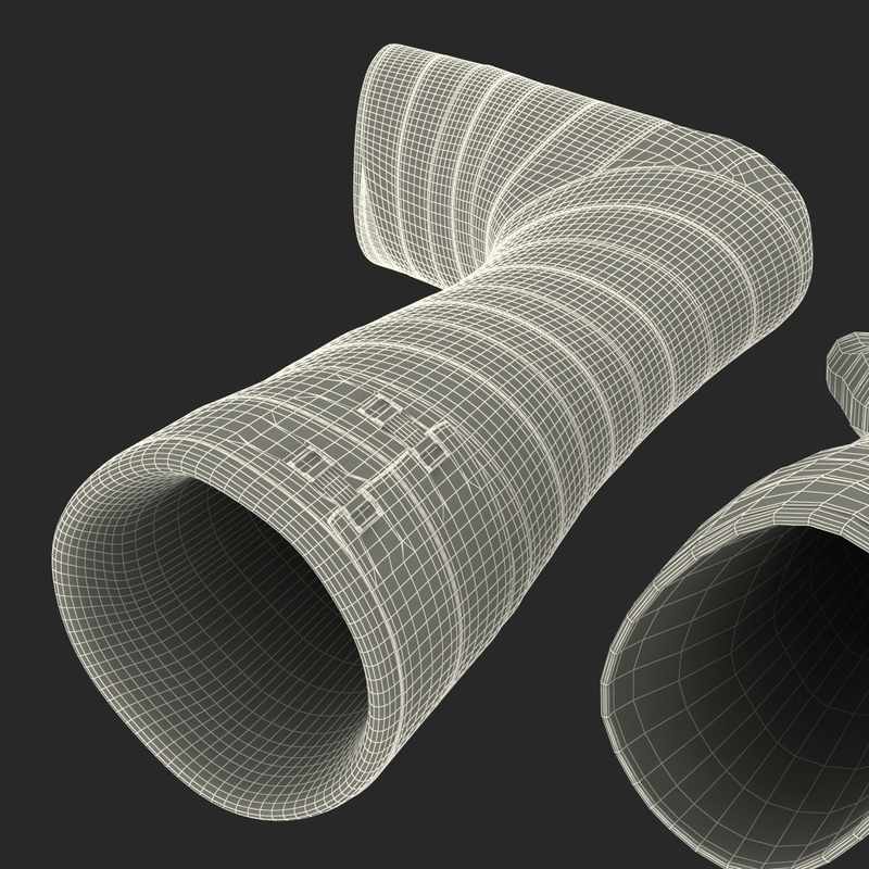 3d model blue fiberglass cast arm