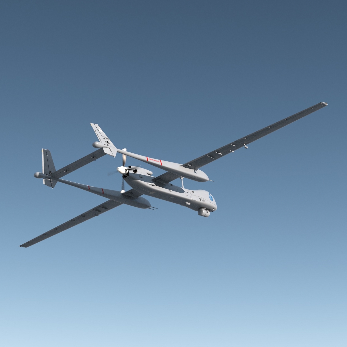 3d iai eitan uav model