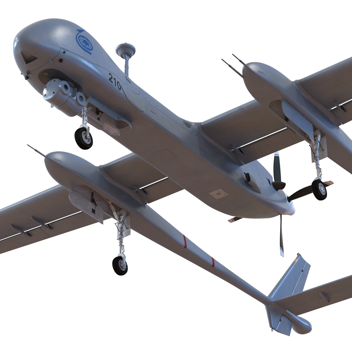 3d iai eitan uav model