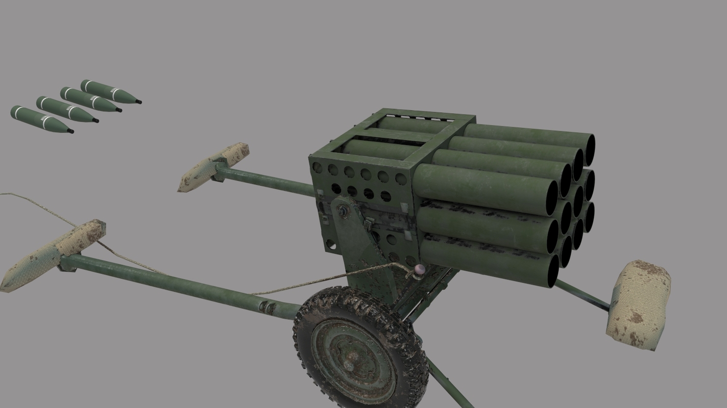 type-63 107mm mlrs 3d model