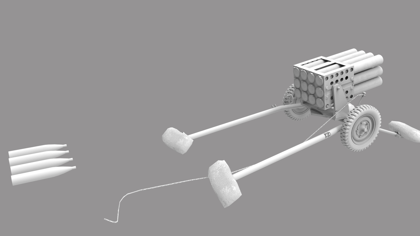 type-63 107mm mlrs 3d model