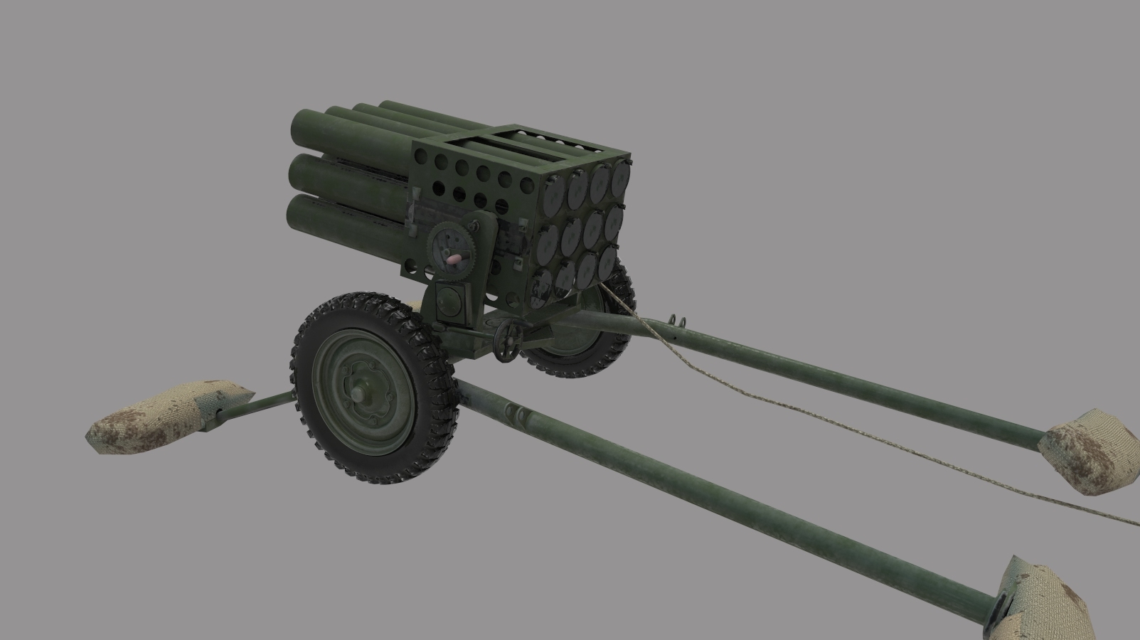 type-63 107mm mlrs 3d model