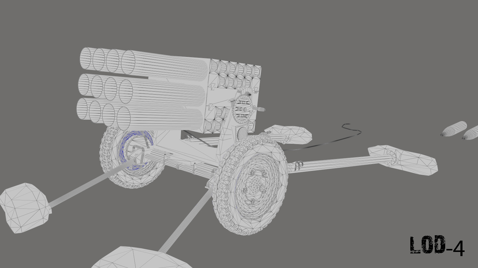 type-63 107mm mlrs 3d model