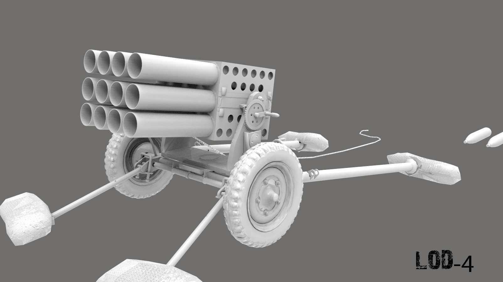 type-63 107mm mlrs 3d model