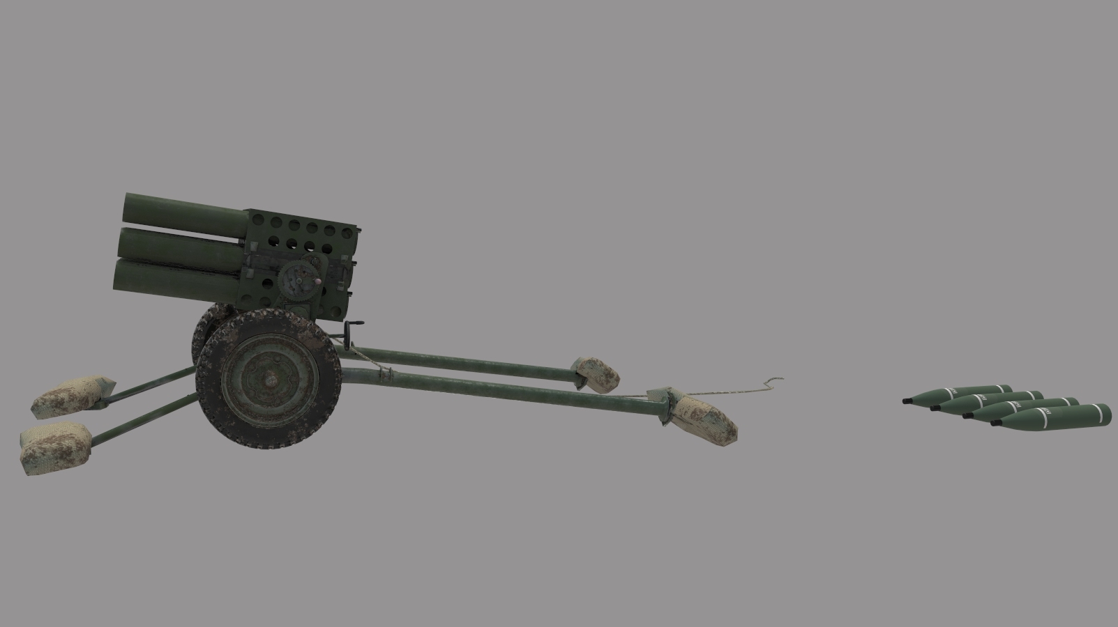 type-63 107mm mlrs 3d model