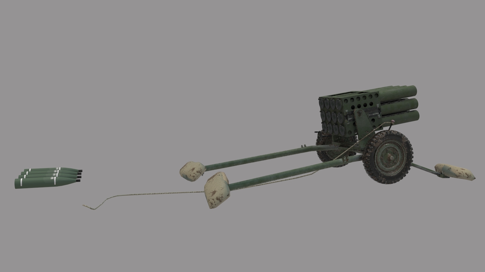 type-63 107mm mlrs 3d model