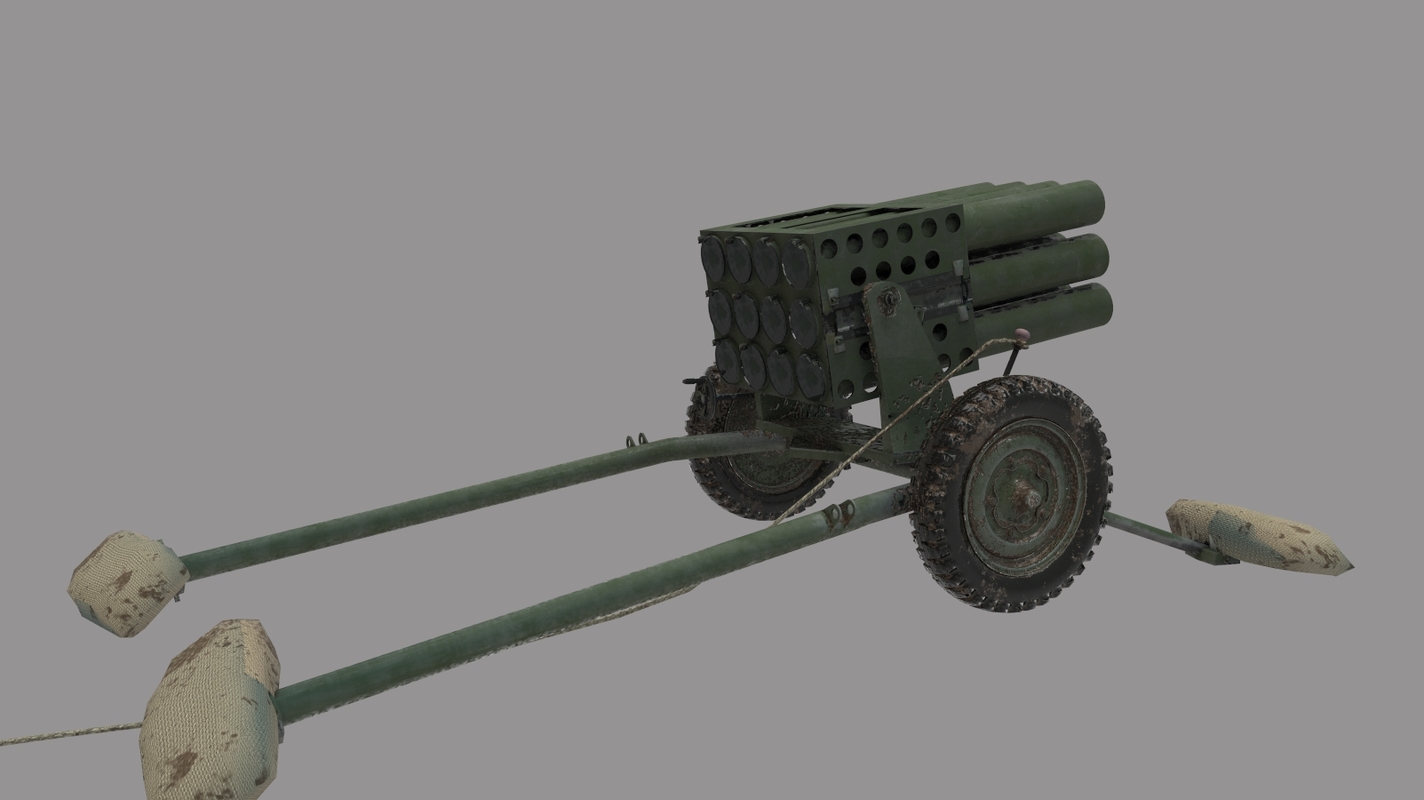 type-63 107mm mlrs 3d model