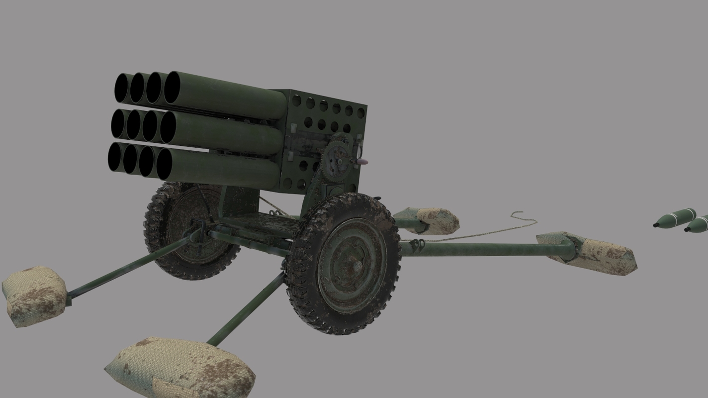 type-63 107mm mlrs 3d model