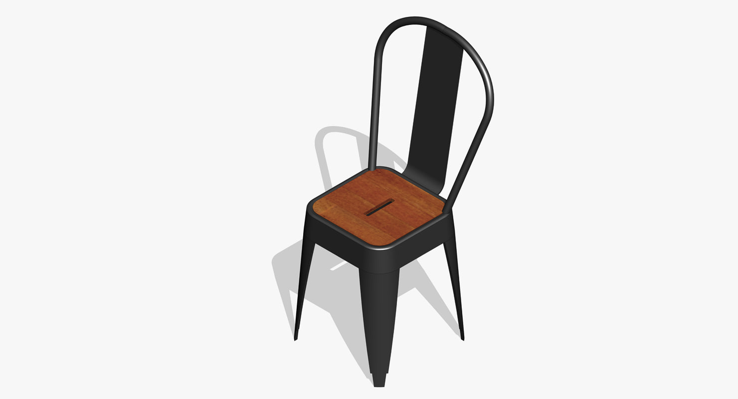 Building Revit Family Dining Chair Metal