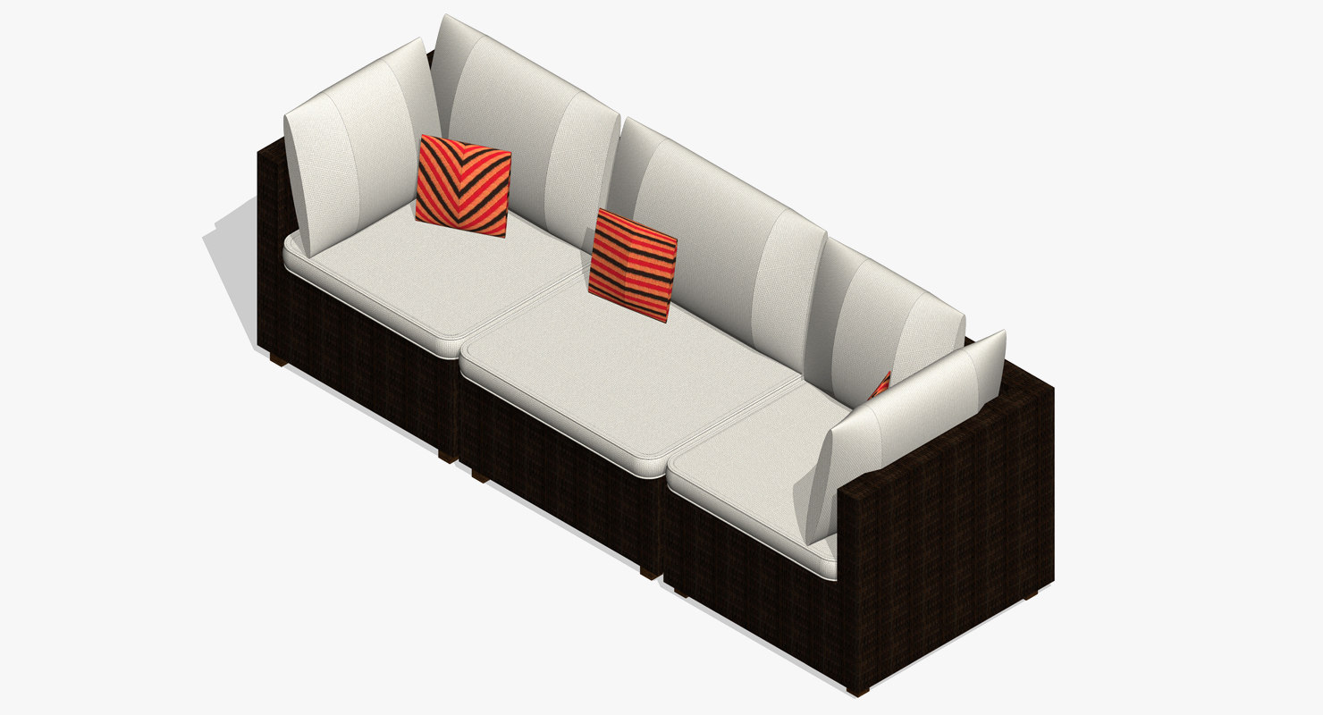 Building Revit Family Out door wicker