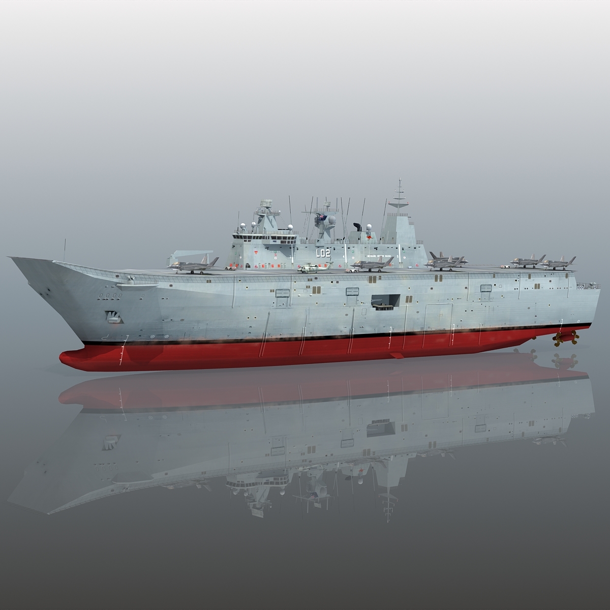 hmas canberra class obj