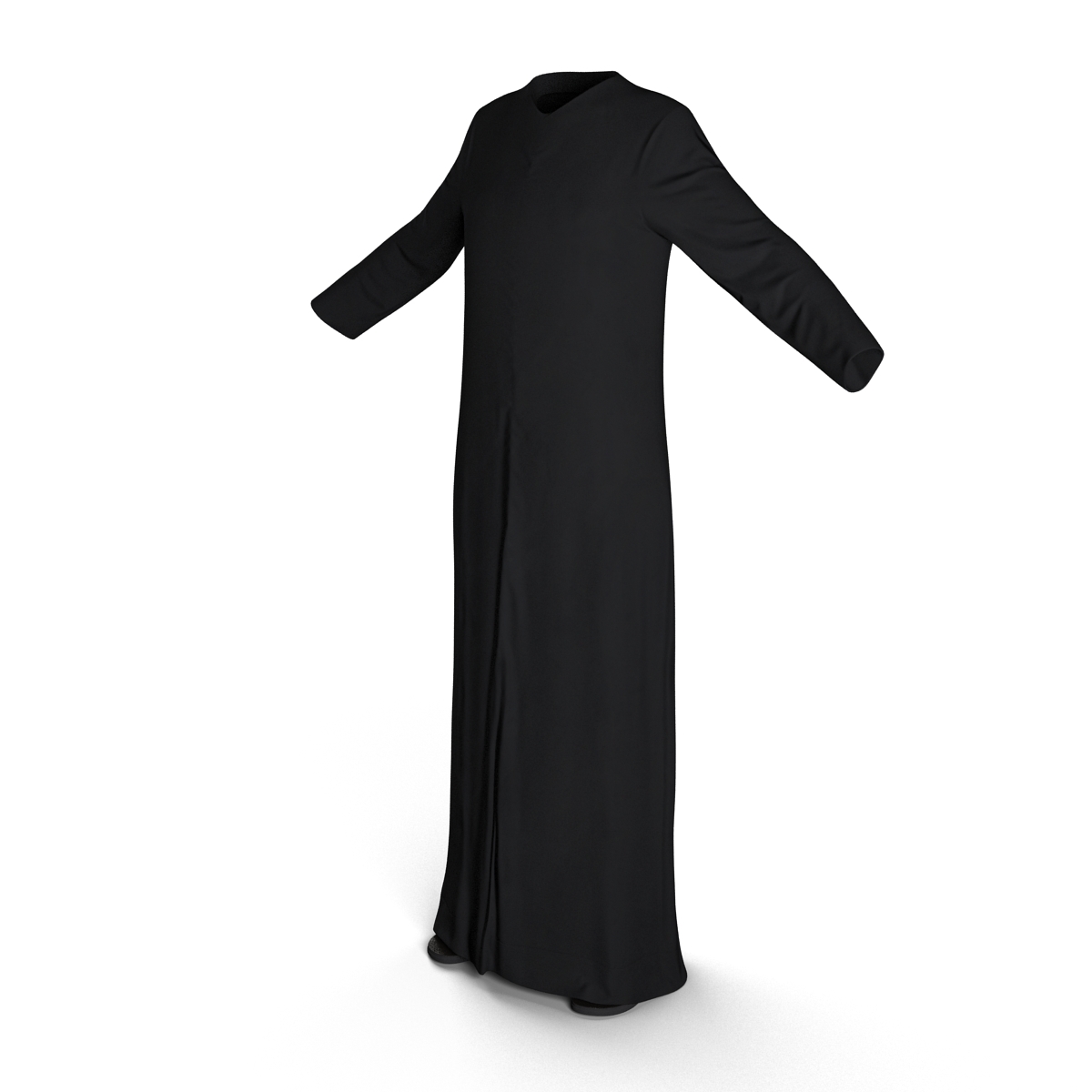 traditional arab ladies dress 3d model
