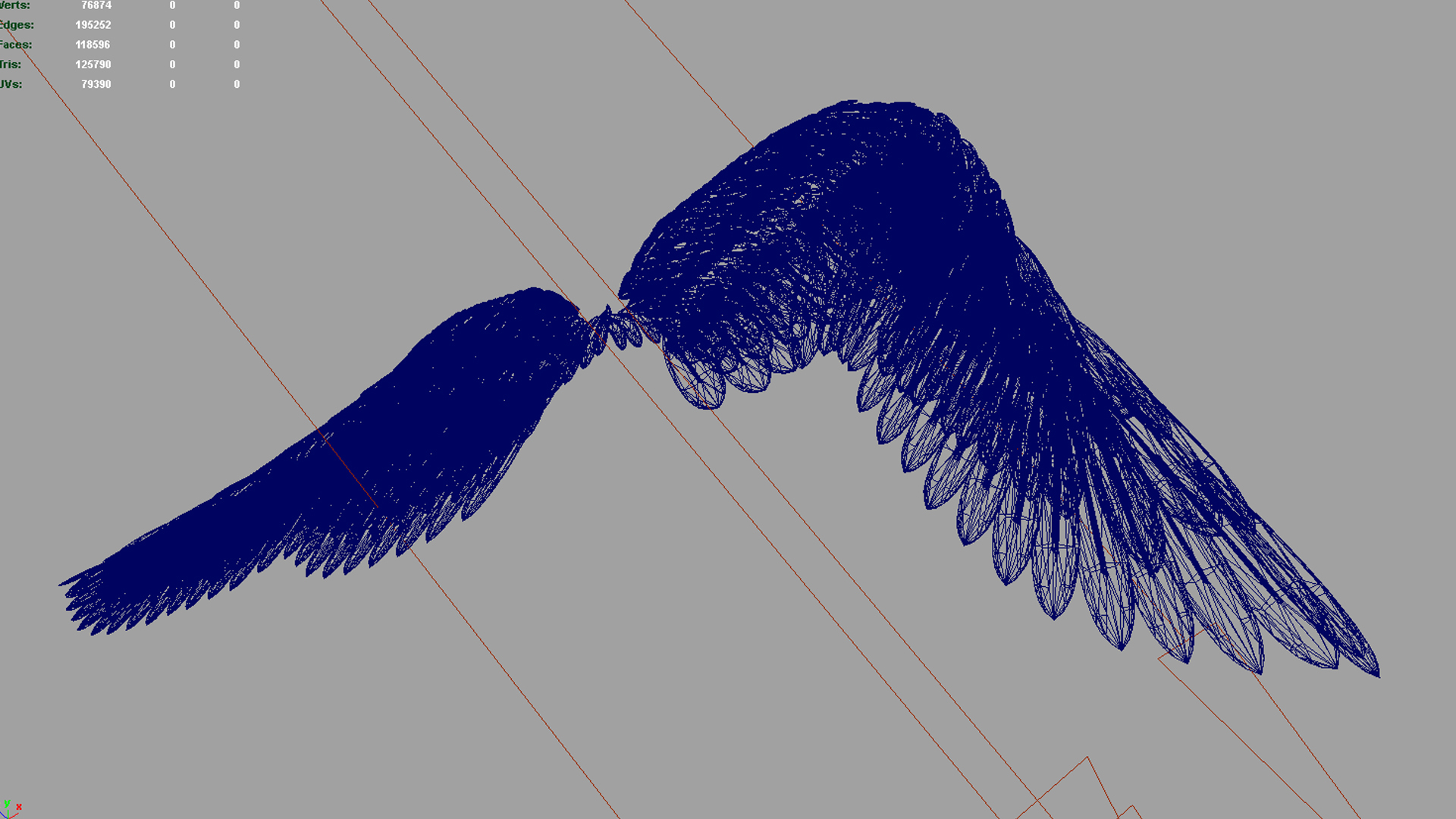 3d feather wings