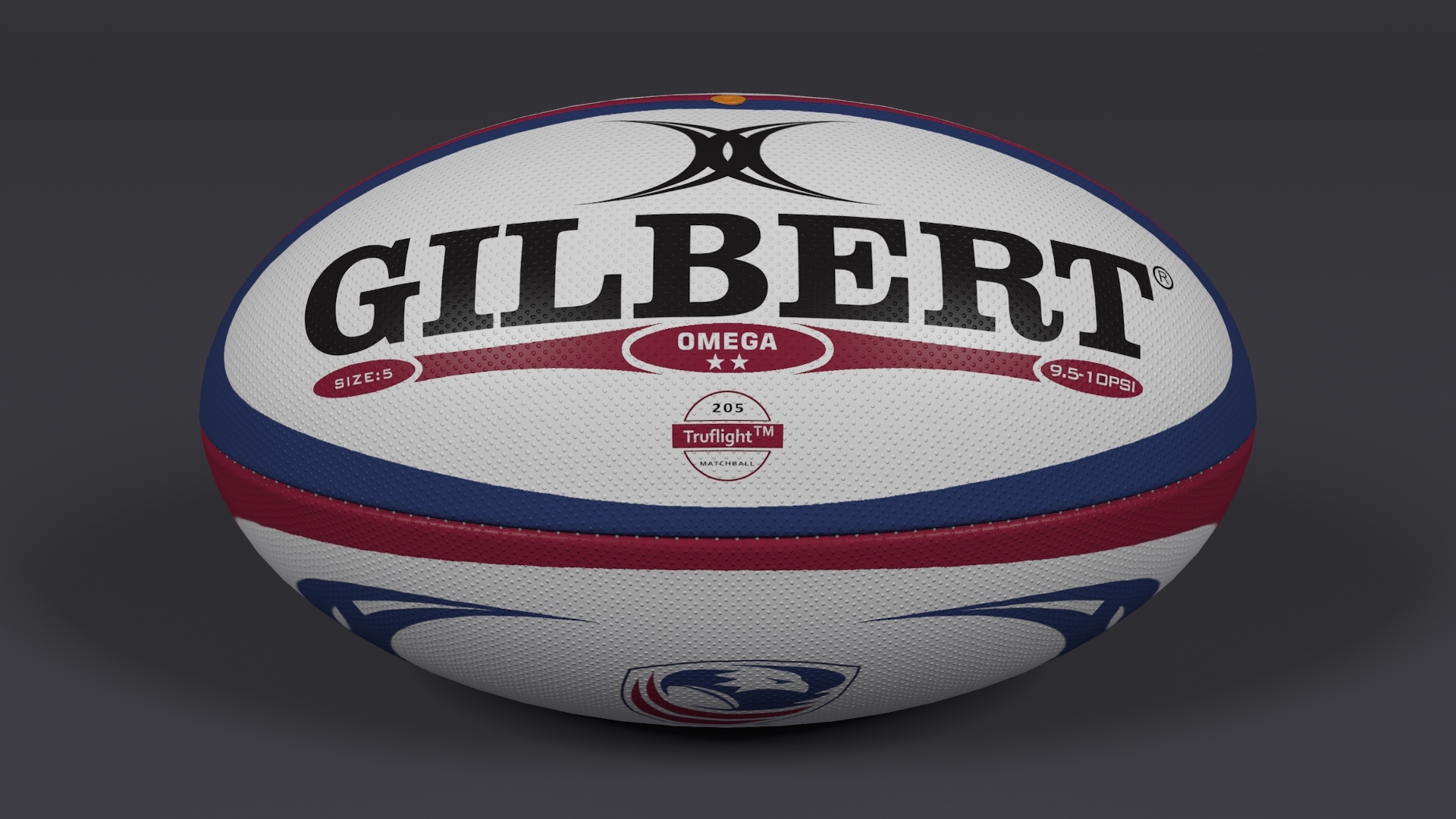3d model rugby ball