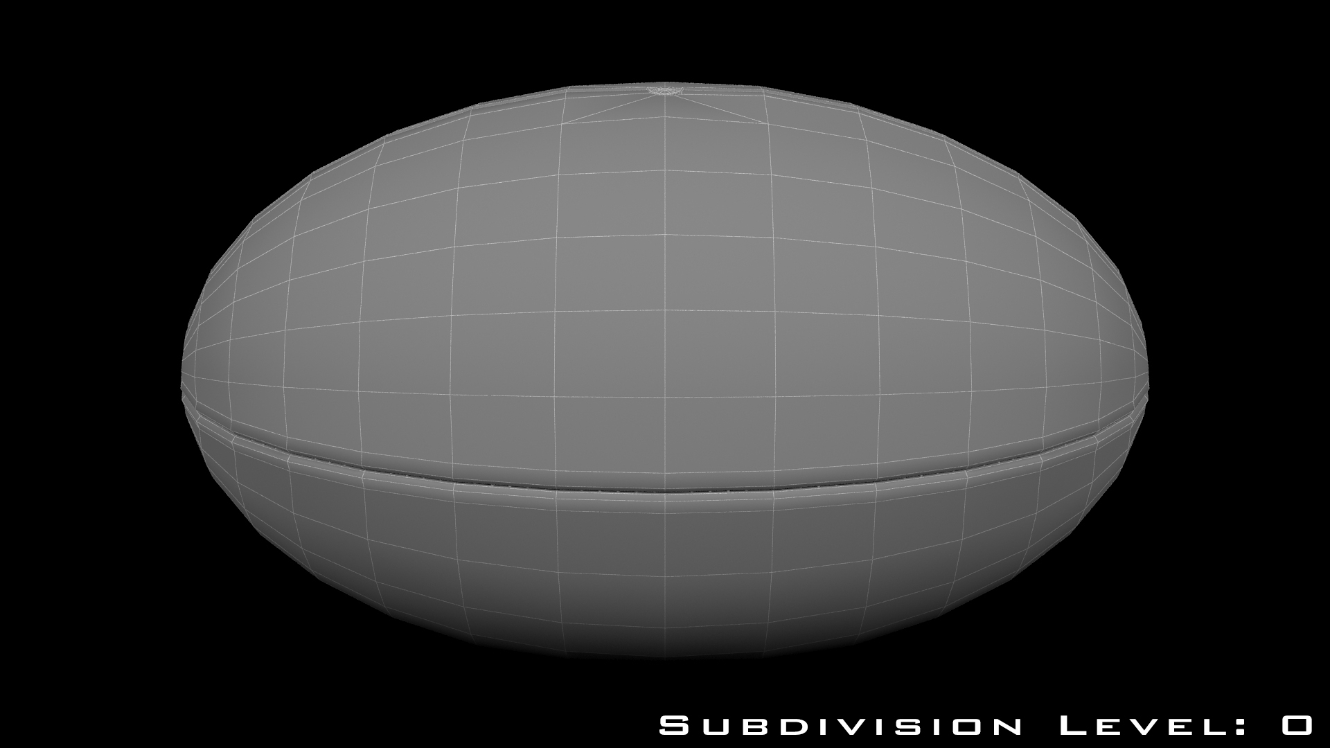 3d model rugby ball