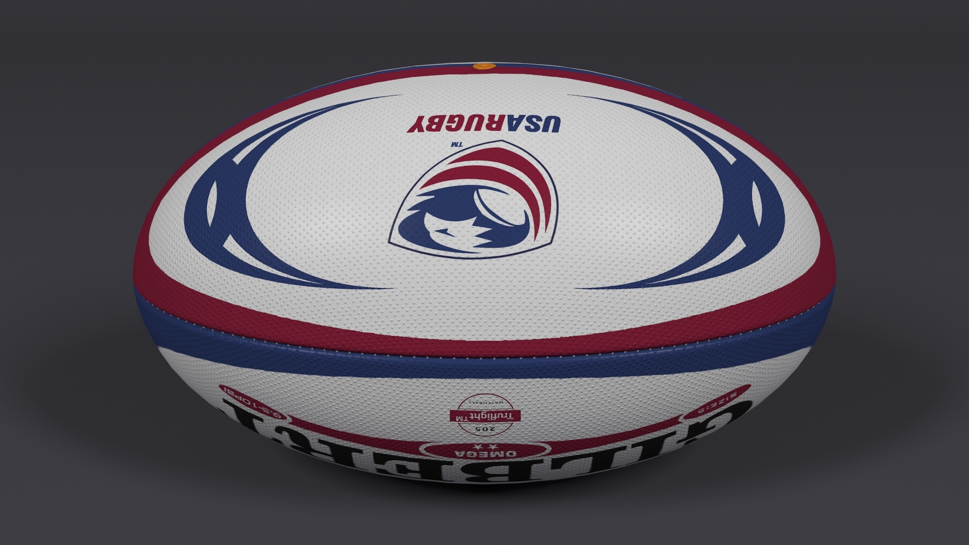 3d model rugby ball