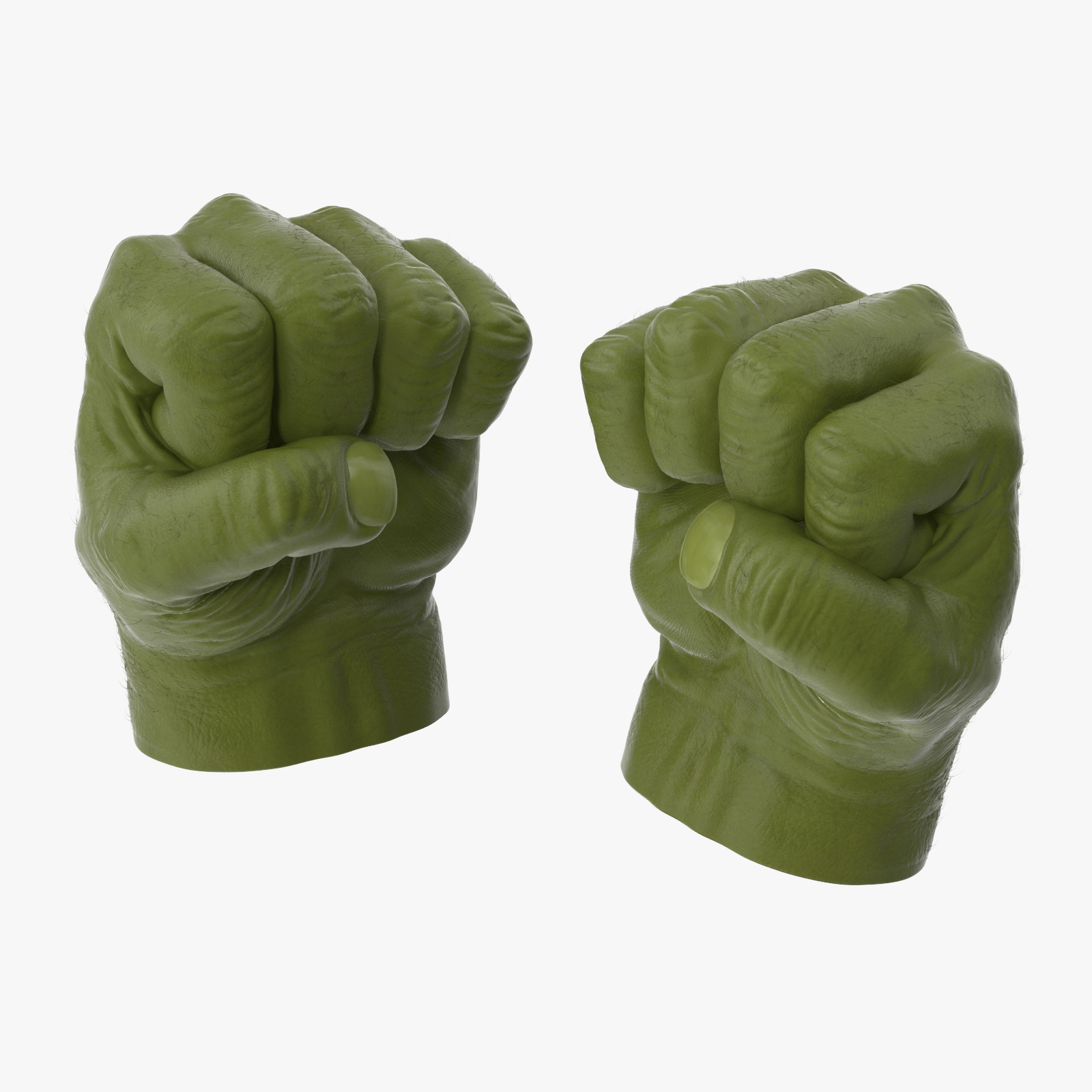 hulk hands opened closed 3d max